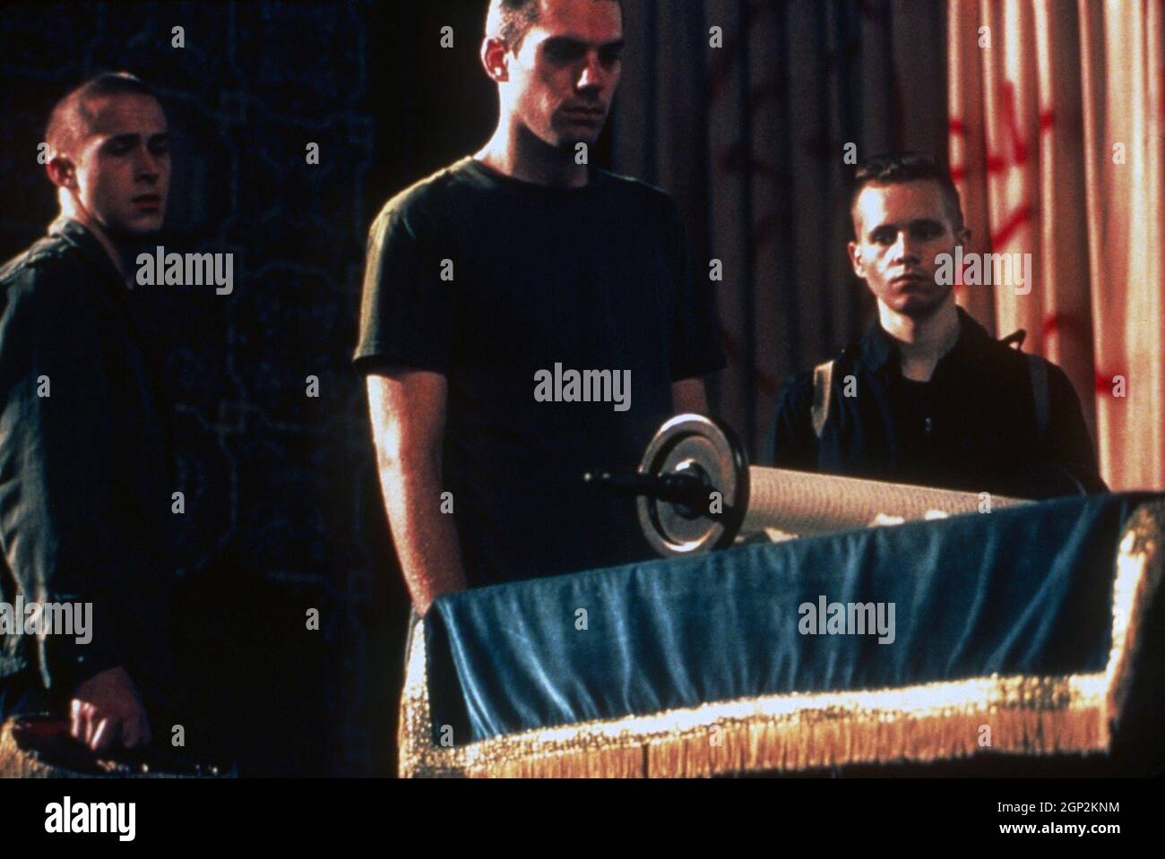 THE BELIEVER, Ryan Gosling (left), Garret Dillahunt (center), 2001. ph ...