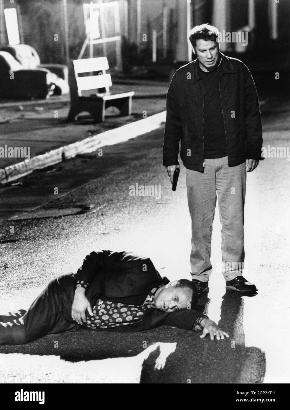 WHITE MAN'S BURDEN, from left: Harry Belafonte, John Travolta, 1995. ph ...