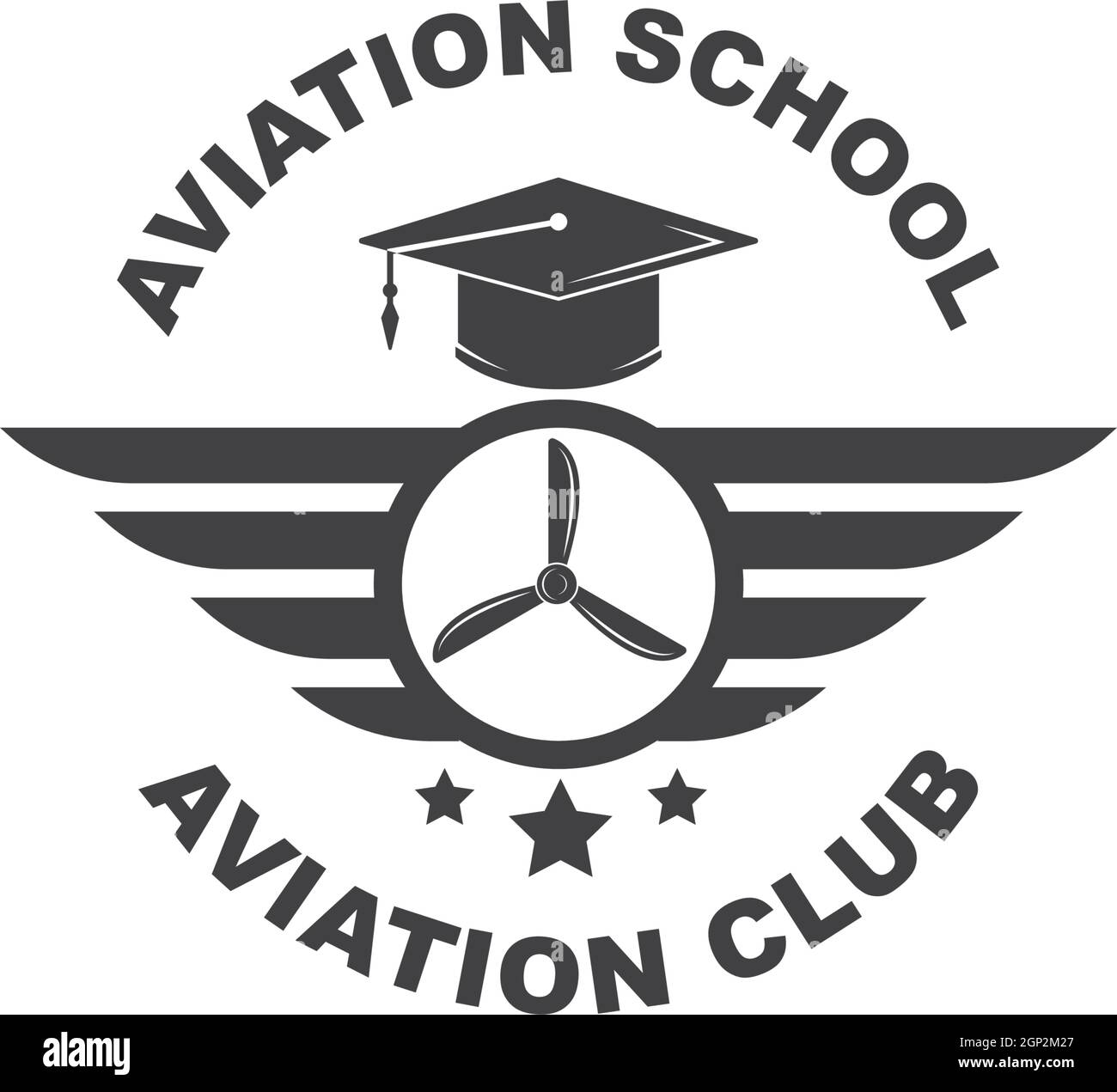 aviation academy vector illustration design Stock Vector Image & Art ...