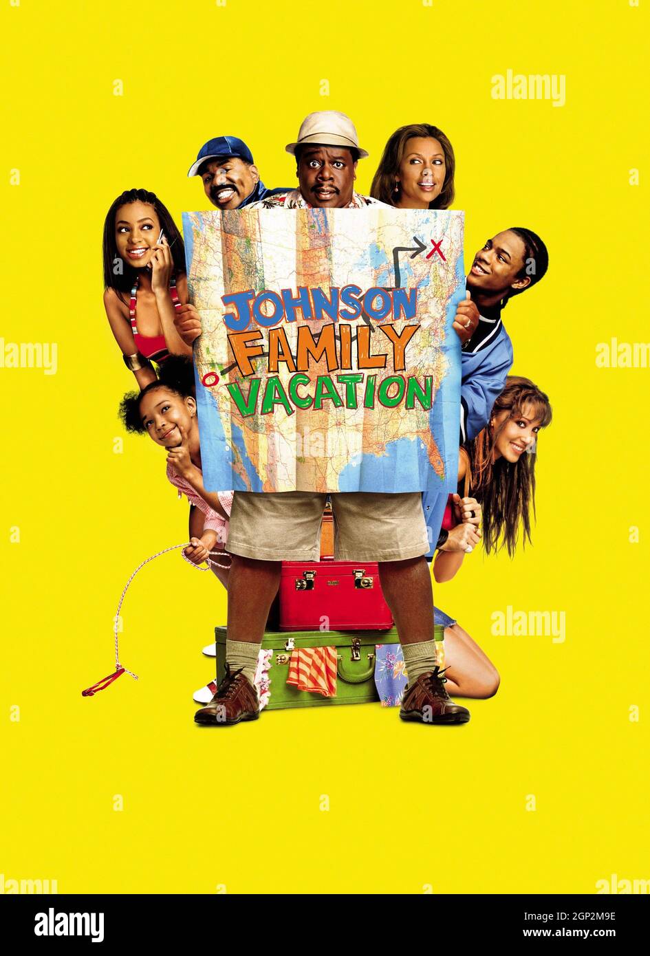JOHNSON FAMILY VACATION, poster art, clockwise from center: Cedric the ...