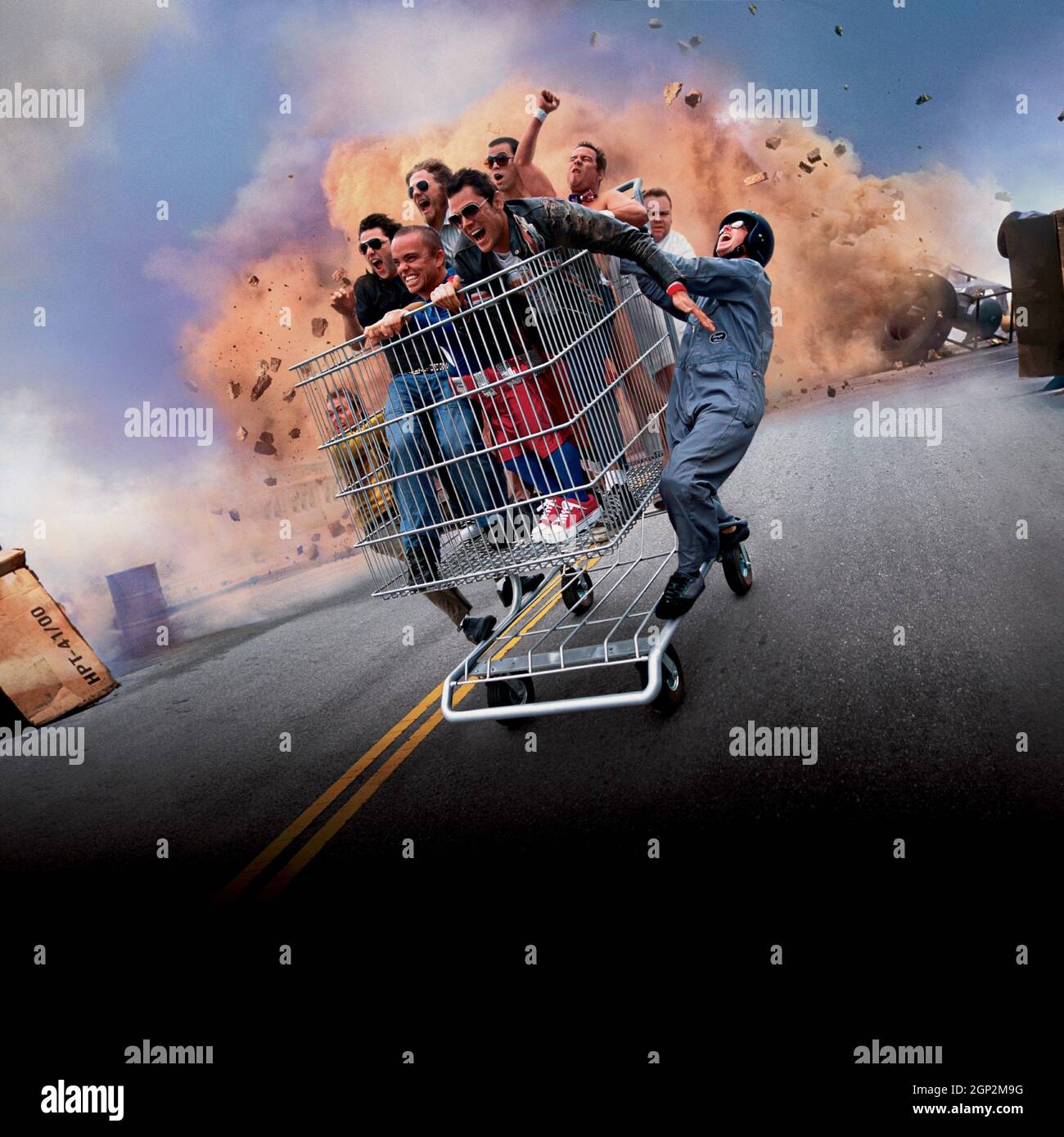 JACKASS: THE MOVIE, poster art, Dave England, Jason 'Wee-Man' Acuna ...