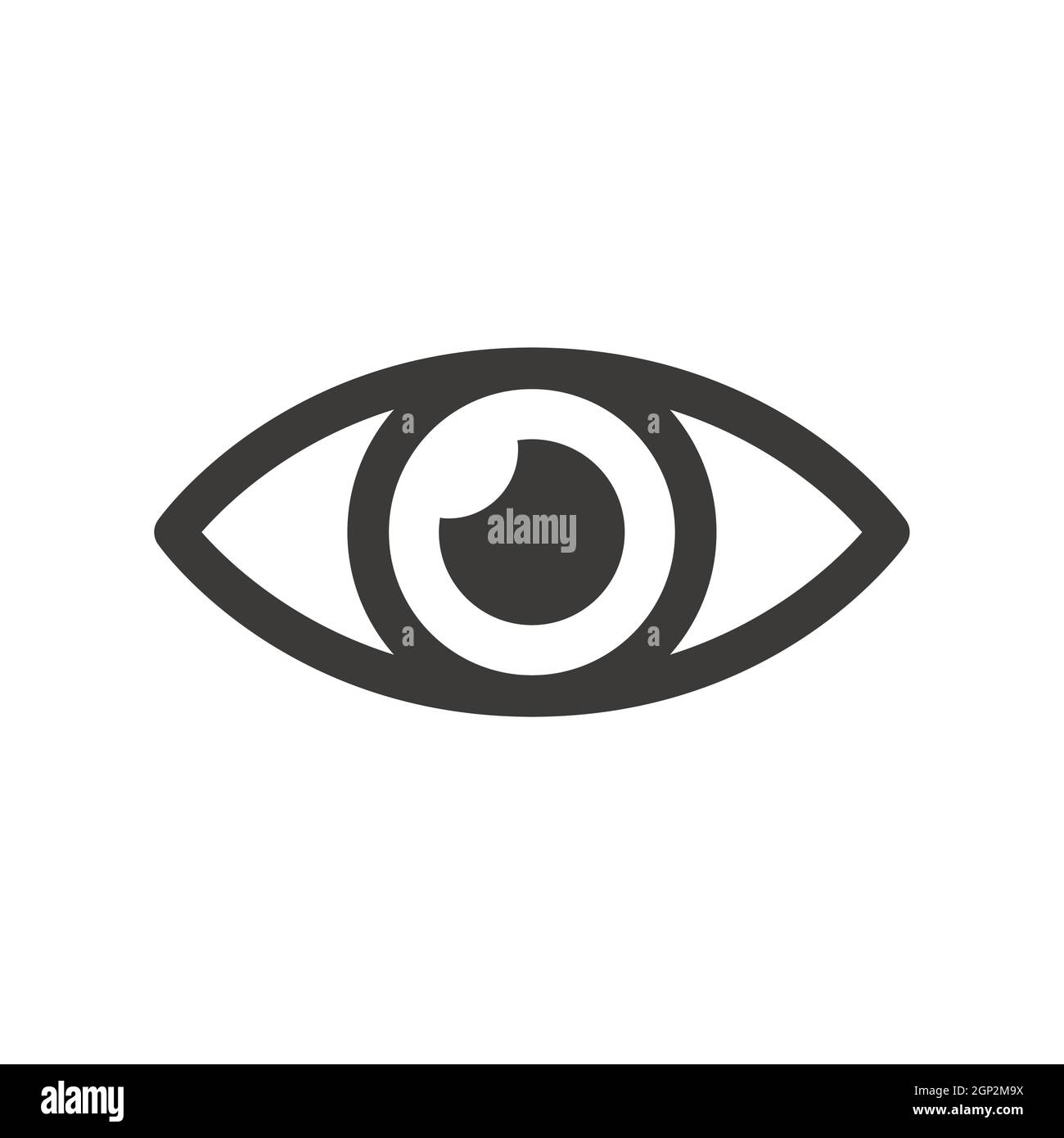Eye icon human symbol Cut Out Stock Images & Pictures - Alamy