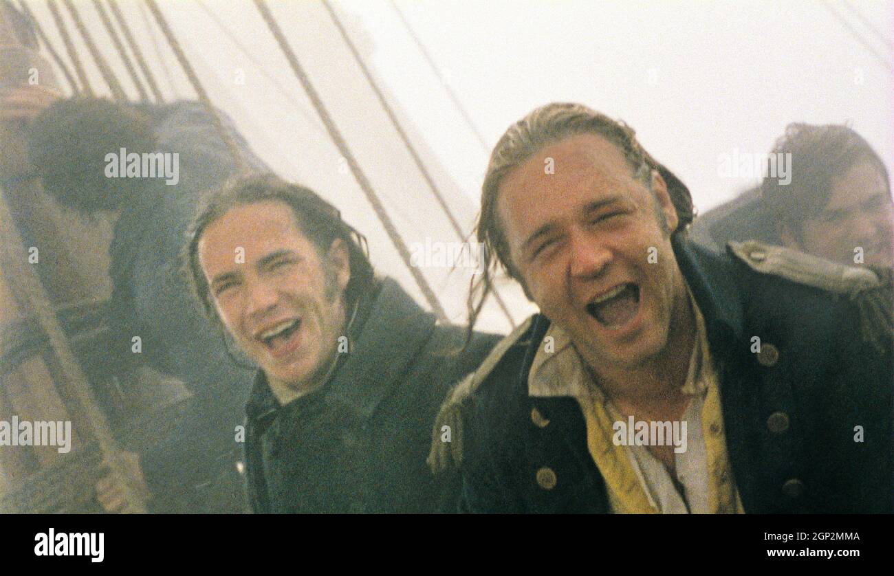 MASTER AND COMMANDER, from left: James D'Arcy, Russell Crowe, 2003 ...