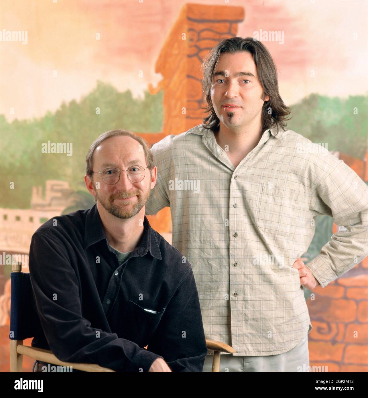 THE ROAD TO EL DORADO, from left: Don Paul, Eric Bergeron, directors ...