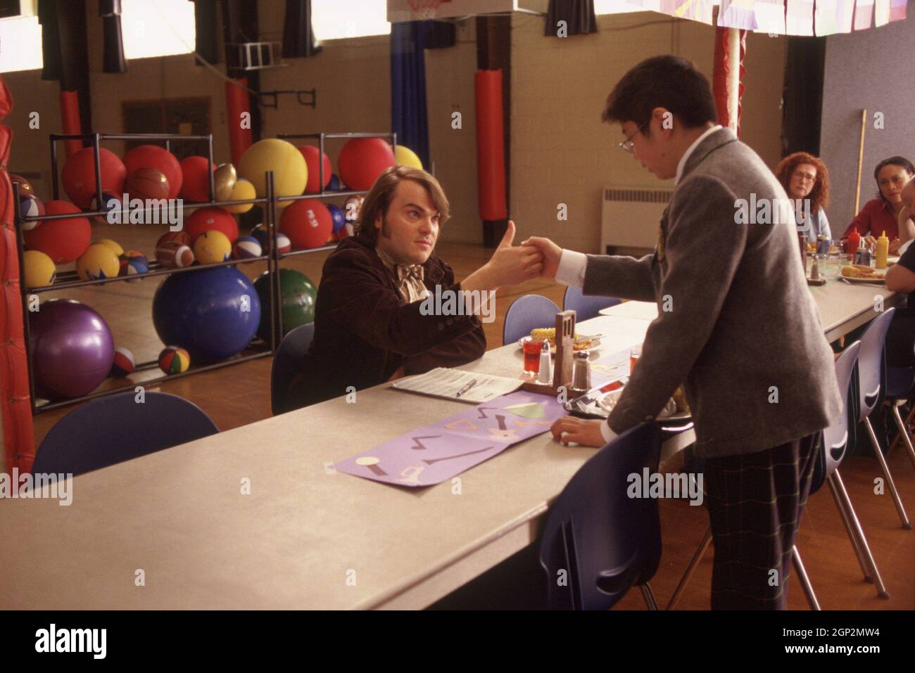 SCHOOL OF ROCK, from left: Jack Black, Robert Tsai, 2003. © Paramount ...