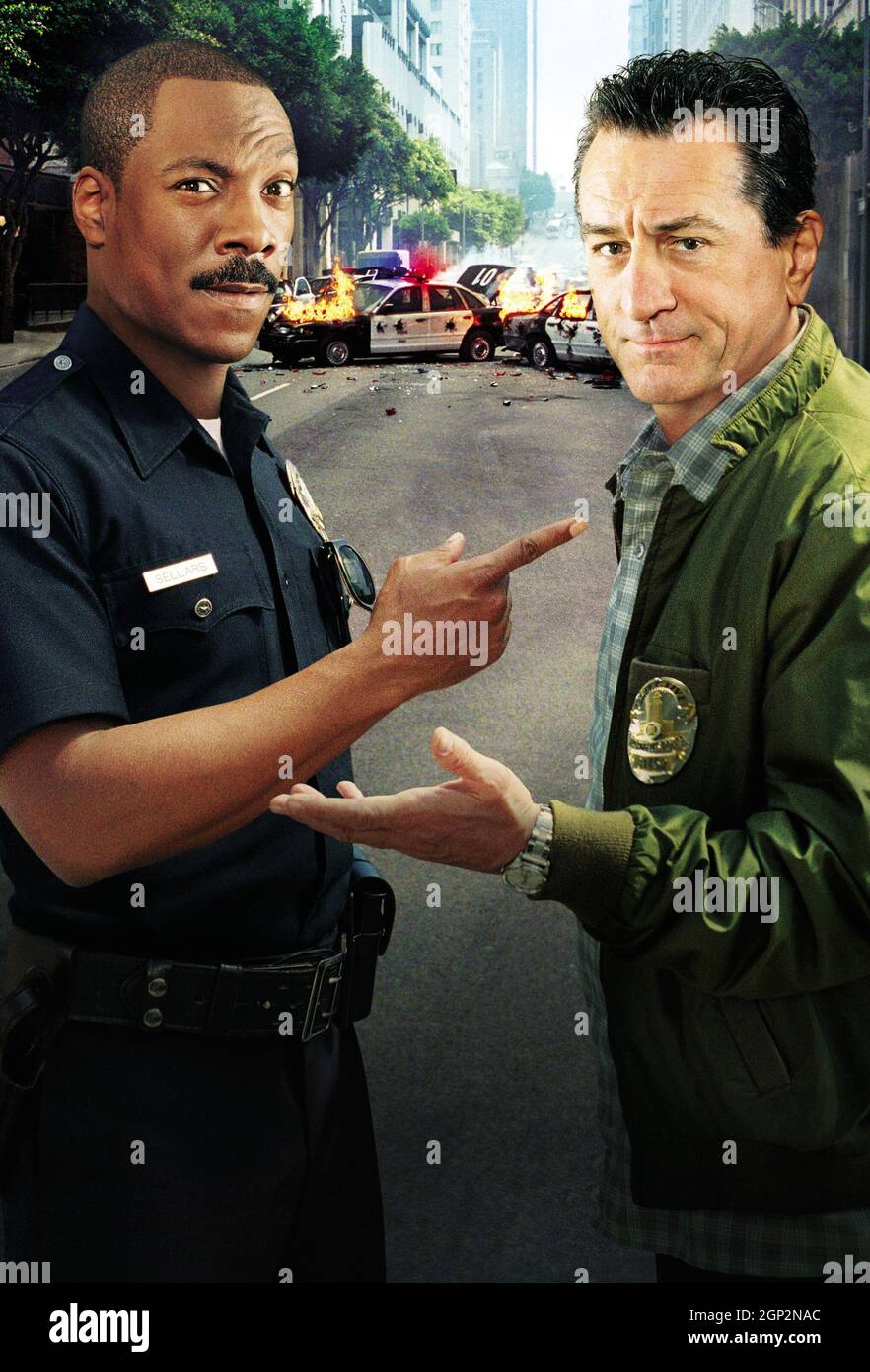 SHOWTIME, key art, from left: Eddie Murphy, Robert De Niro, 2002. ph ...