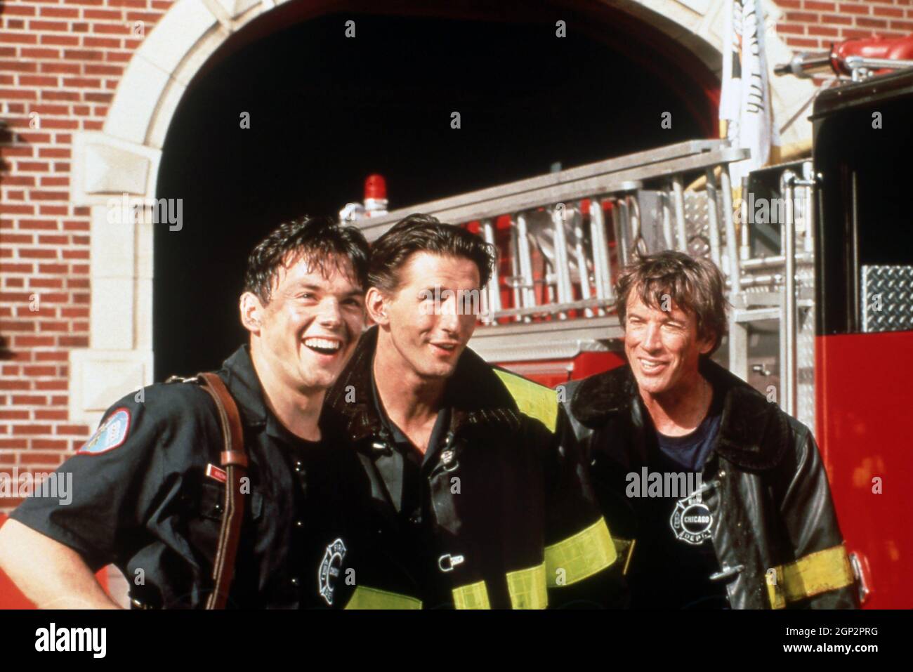 BACKDRAFT, from left: Jason Gedrick, William Baldwin, Kevin M. Casey ...