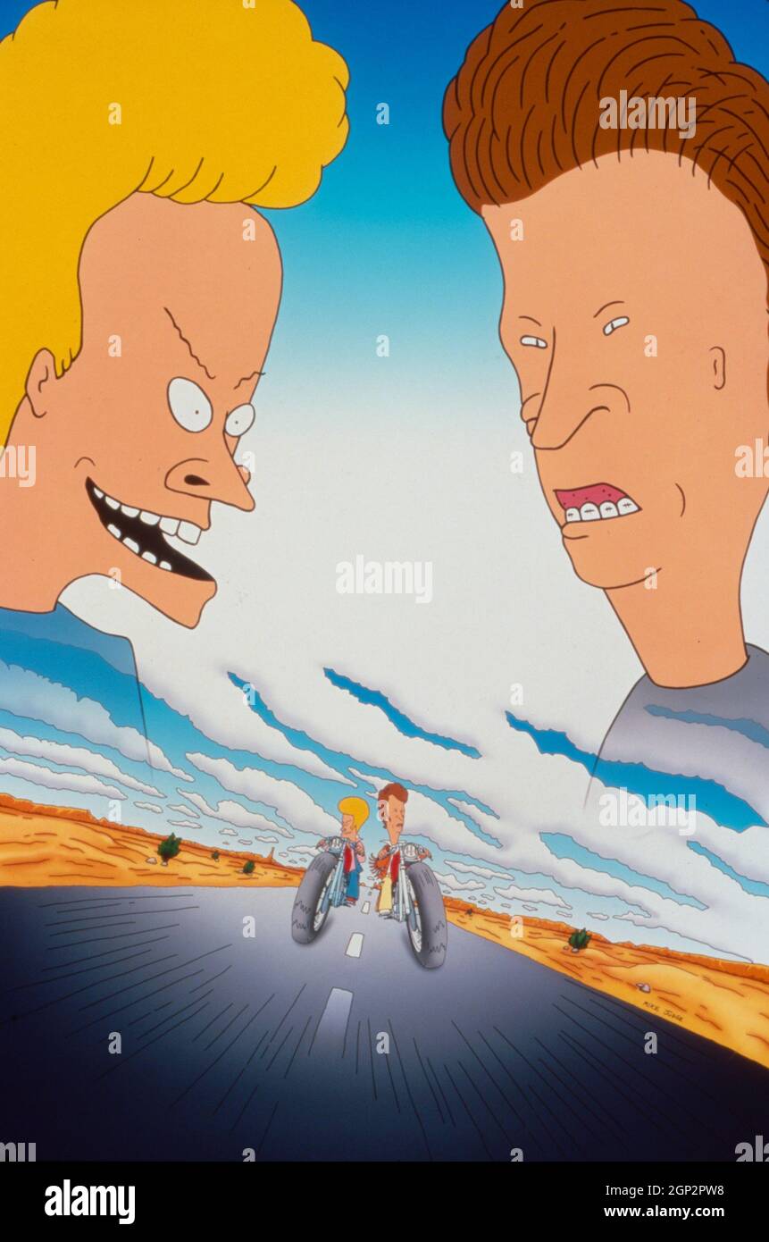 BEAVIS AND BUTT-HEAD DO AMERICA, poster art, from left: Beavis, Butt ...