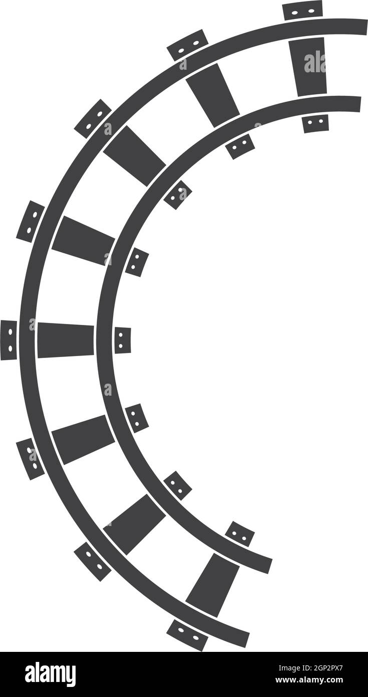 Winding train Stock Vector Images - Alamy