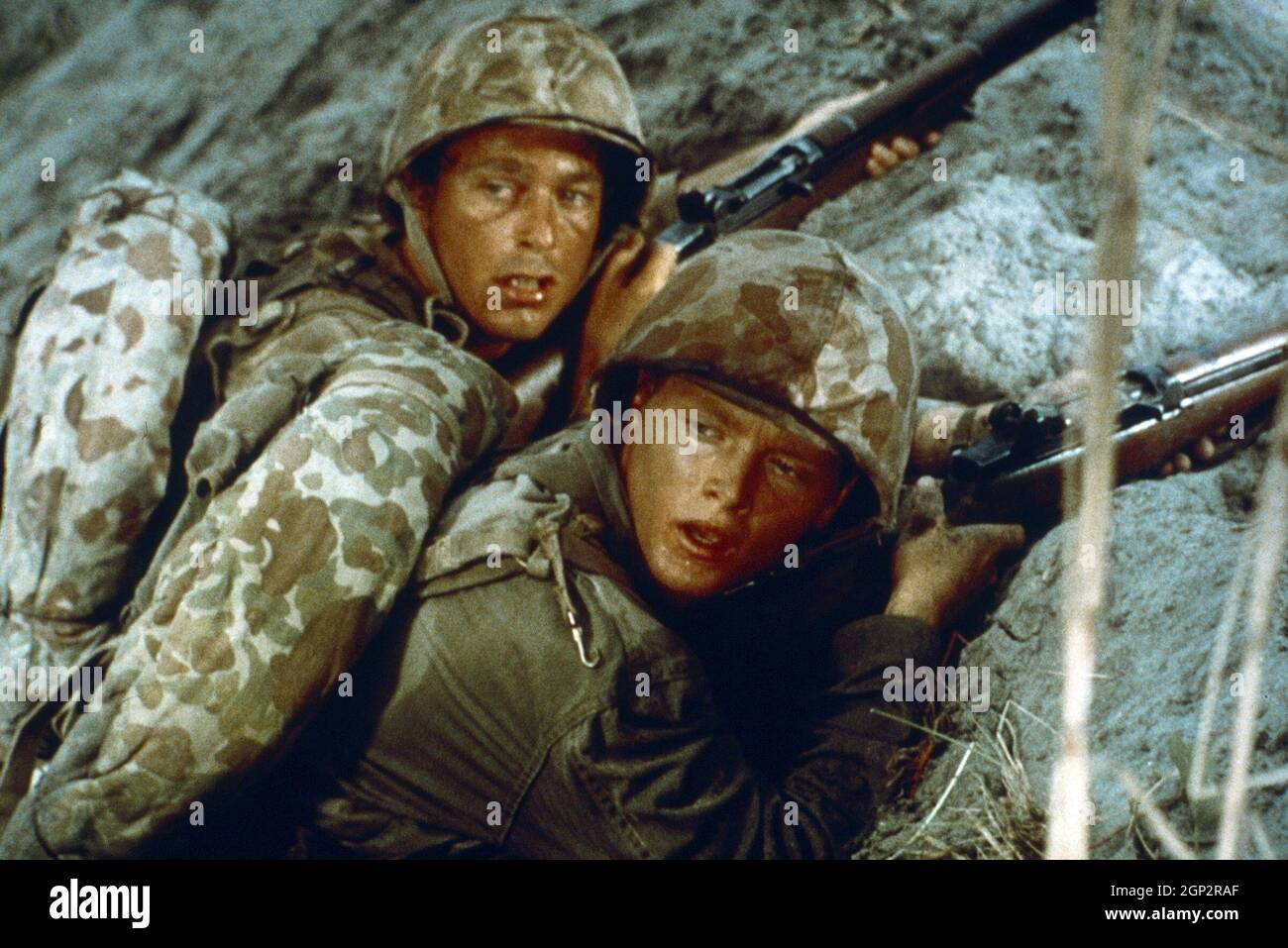 BEACH RED, from left: Burr DeBenning, Patrick Wolfe, 1967 Stock Photo ...