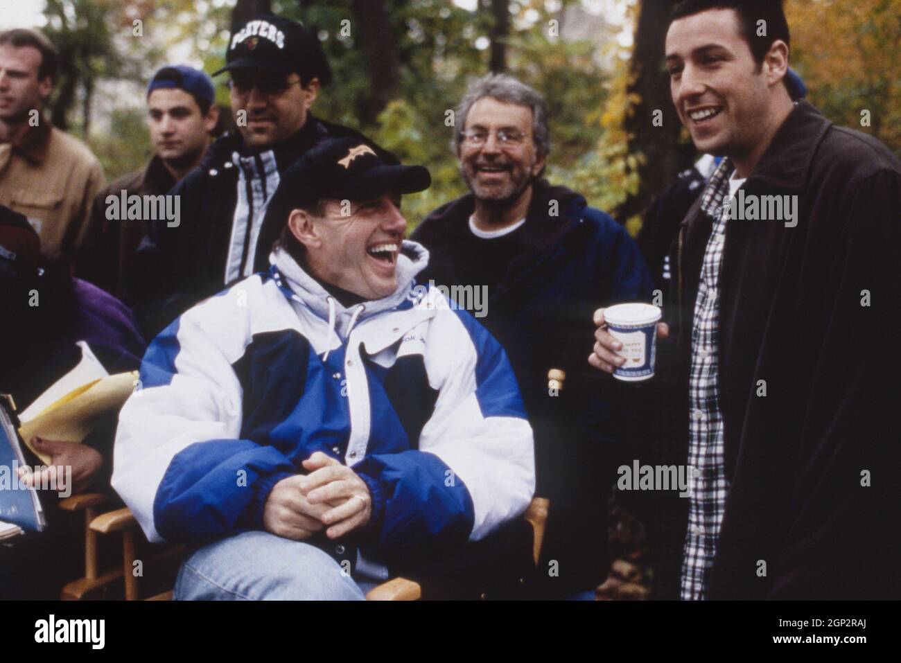 BIG DADDY, front, from left: Director Dennis Dugan, Adam Sandler, on ...