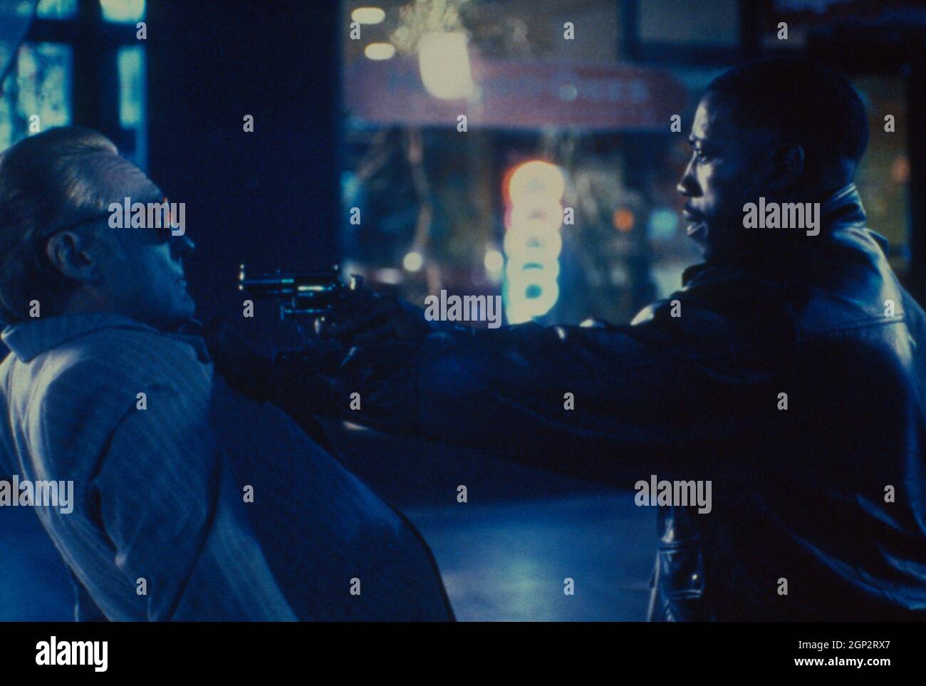 BOILING POINT, from left: Dennis Hopper, Wesley Snipes, 1993. © Warner ...