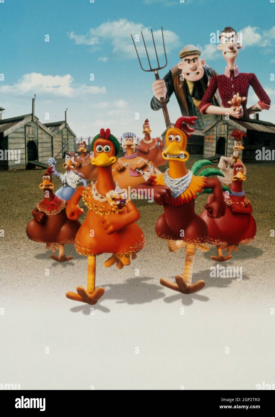 CHICKEN RUN, key art, 2000. © DreamWorks Distribution / Courtesy ...