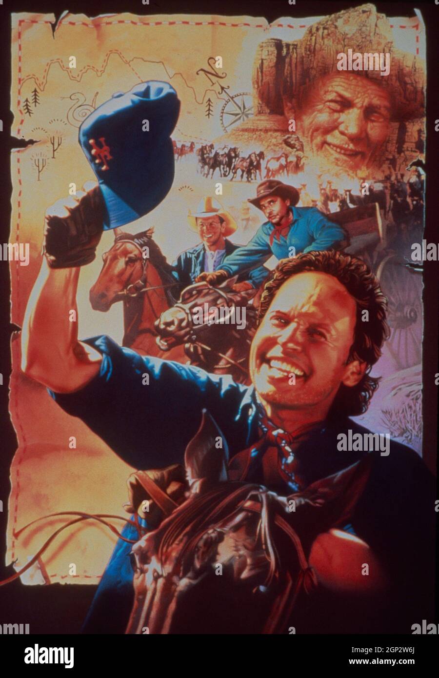 CITY SLICKERS II: THE LEGEND OF CURLY'S GOLD, key art, from top: Jack ...