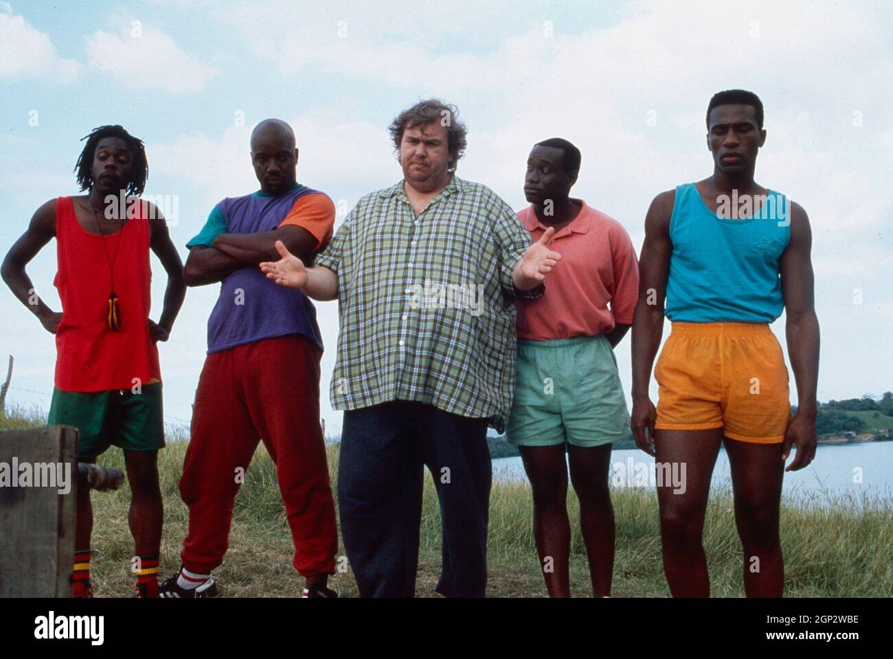 COOL RUNNINGS, from left: Rawle D. Lewis, Doug E. Doug, John Candy ...