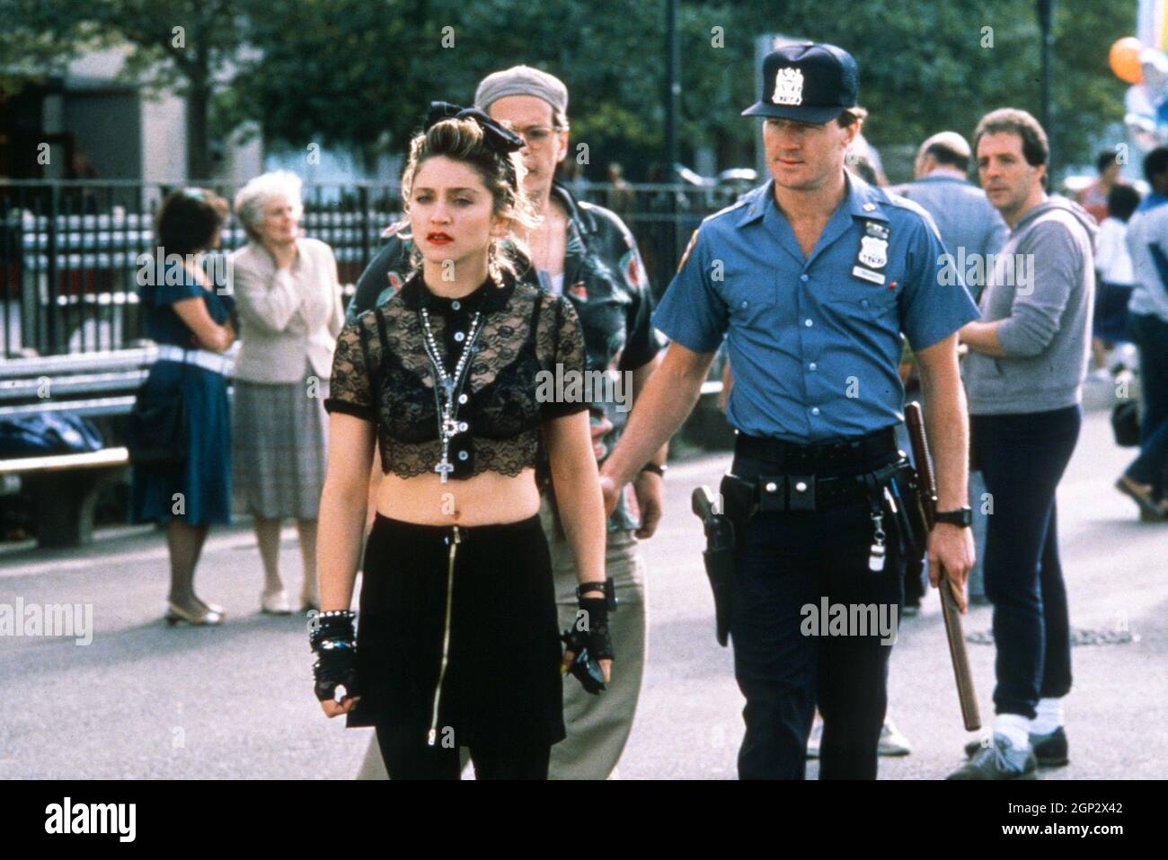 DESPERATELY SEEKING SUSAN, from left: Madonna, Patrick John Hurley, 1985. © Orion Pictures ...