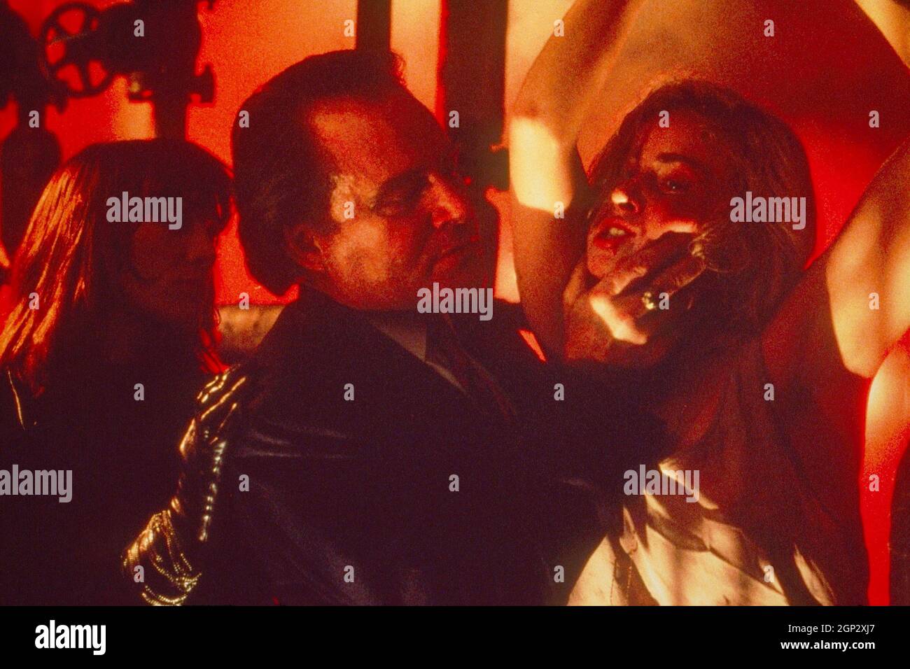 DOUBLE IMPACT, from left: Corinna Everson, Alan Scarfe, Alonna Shaw ...