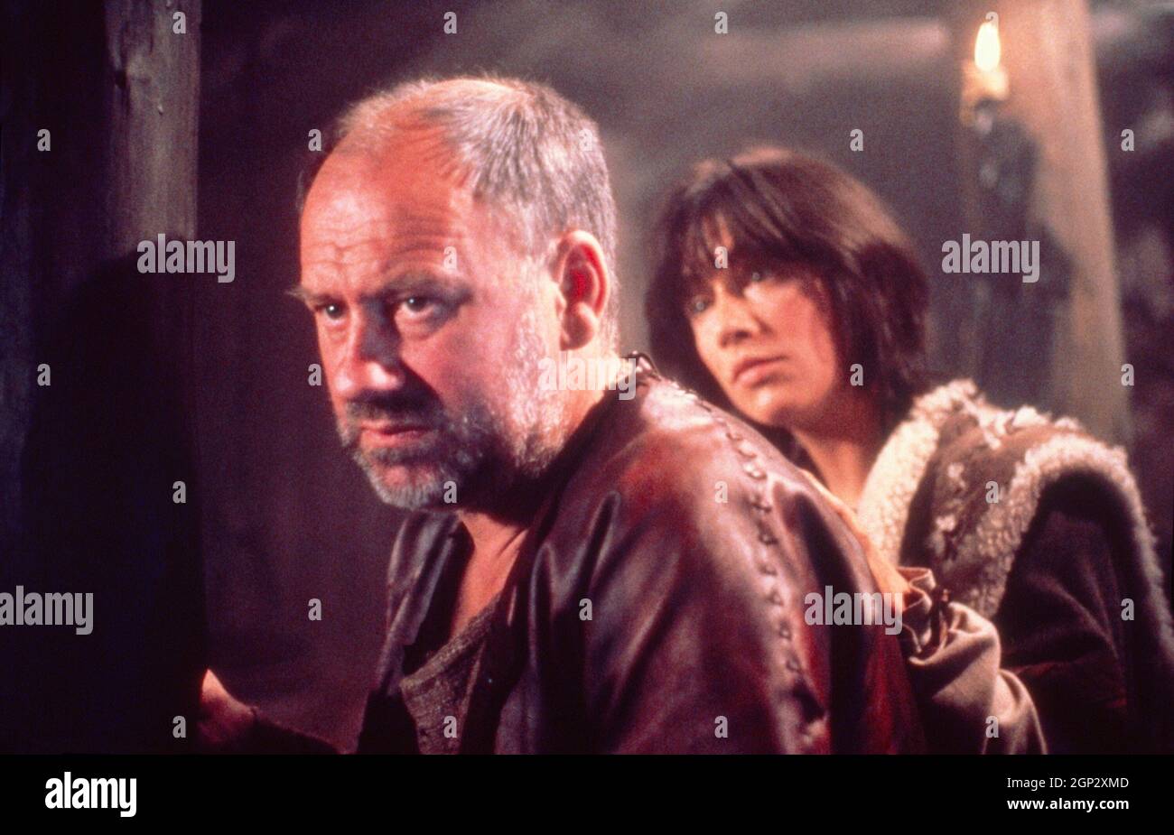 DRAGONSLAYER, from left: Emrys James, Caitlin Clarke, 1981. ph ...