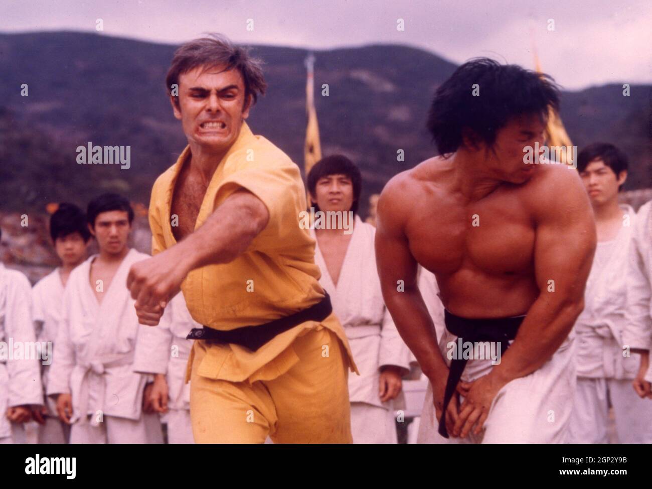 ENTER THE DRAGON, from left: John Saxon, Bolo Yeung, 1973. ©Warner Bros ...