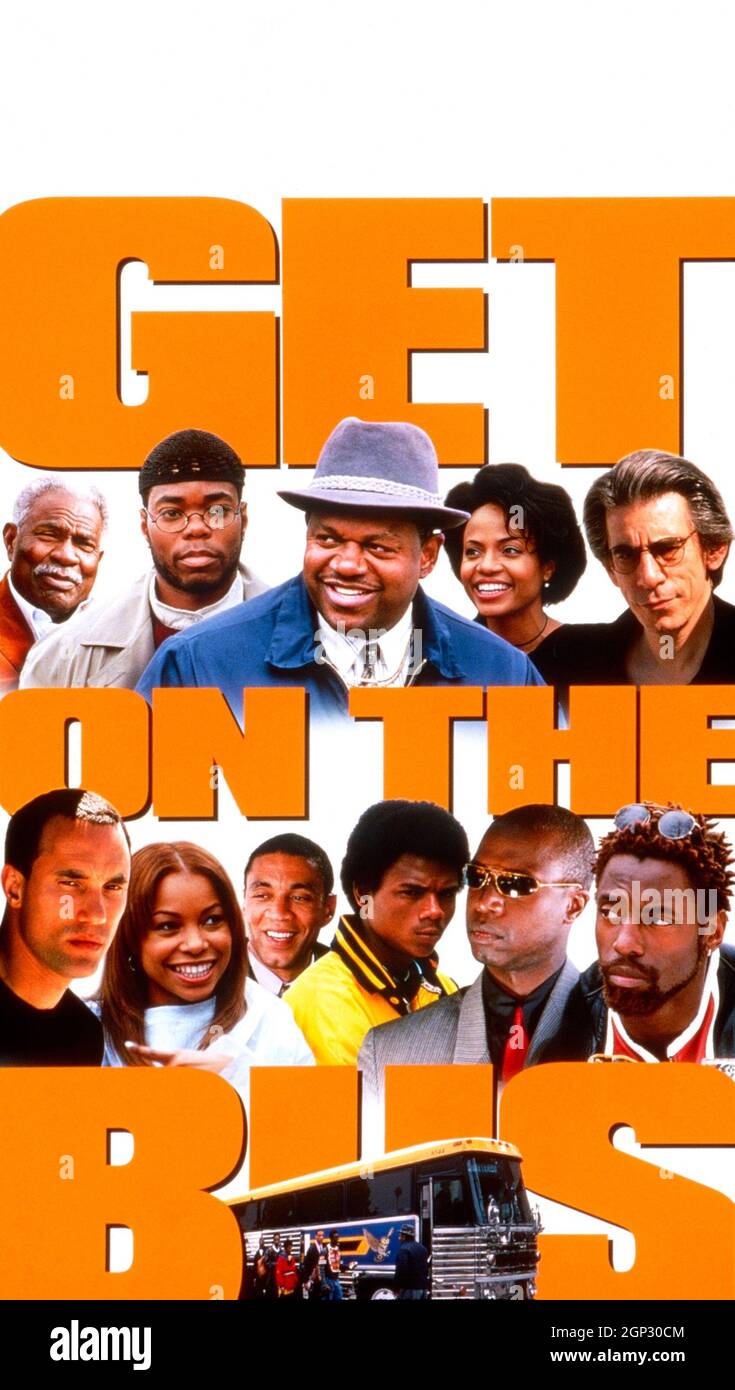 GET ON THE BUS, key art, top row, from left: Ossie Davis, Gabriel ...
