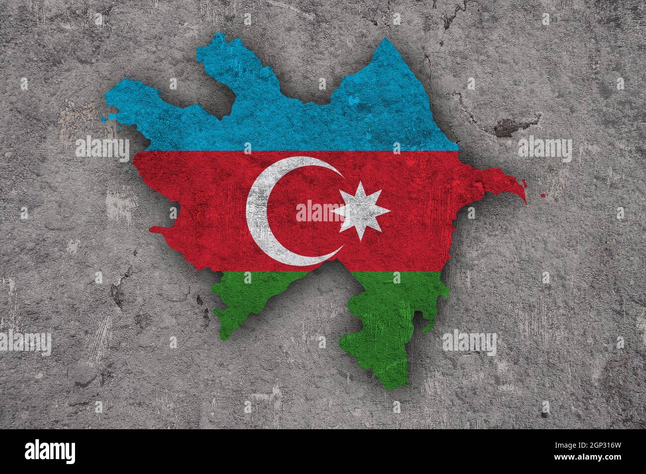 Old map of azerbaijan hi-res stock photography and images - Alamy