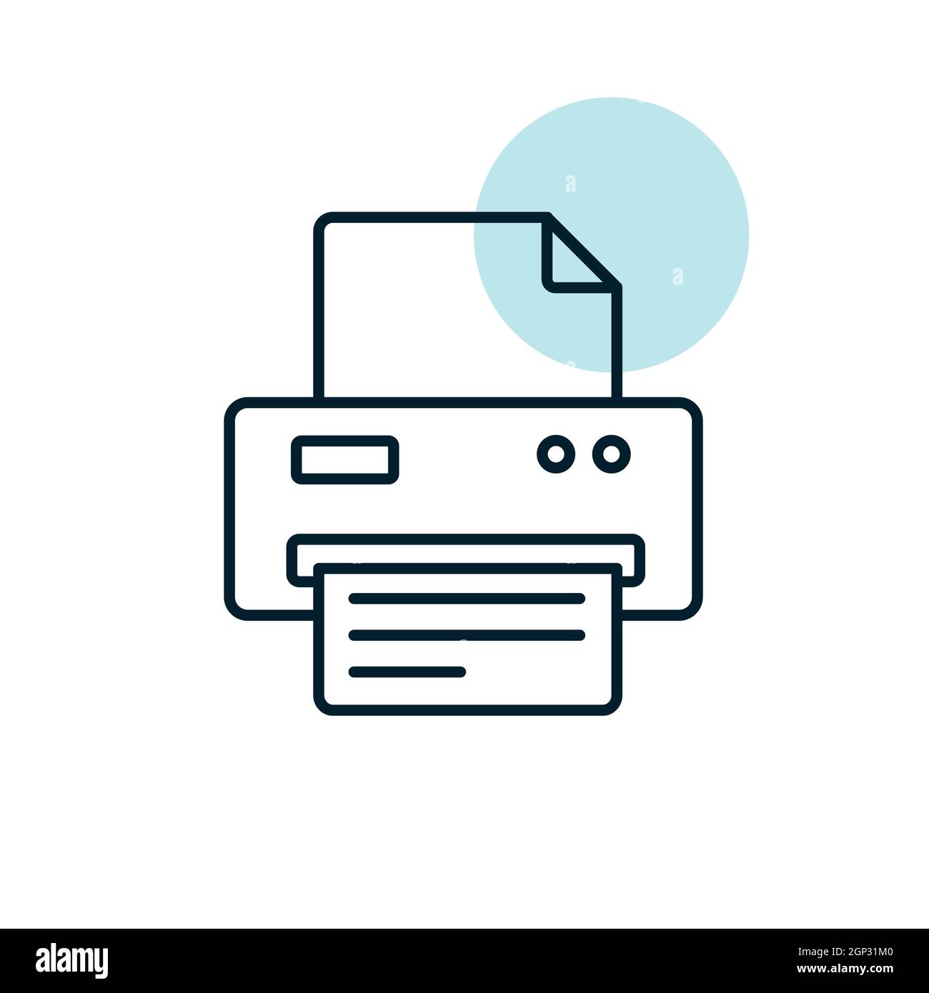 Fax printer icon sign symbol hi-res stock photography and images - Alamy