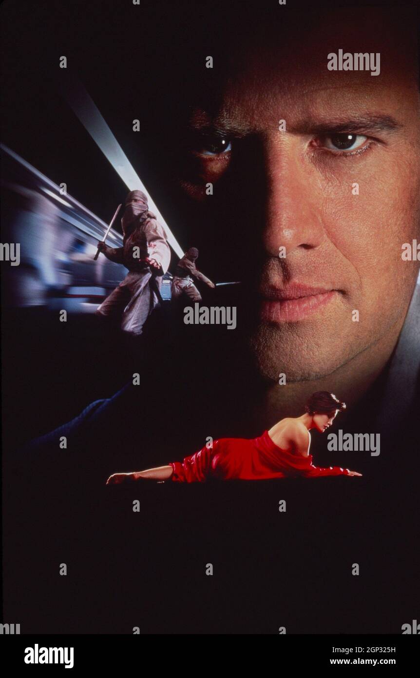 THE HUNTED, key art, Christopher Lambert (main), Joan Chen (bottom ...