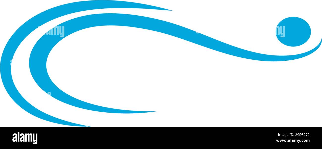 Wave icon logo vector Stock Vector Image & Art - Alamy