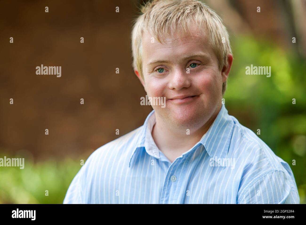Close up face disabled hi-res stock photography and images - Alamy