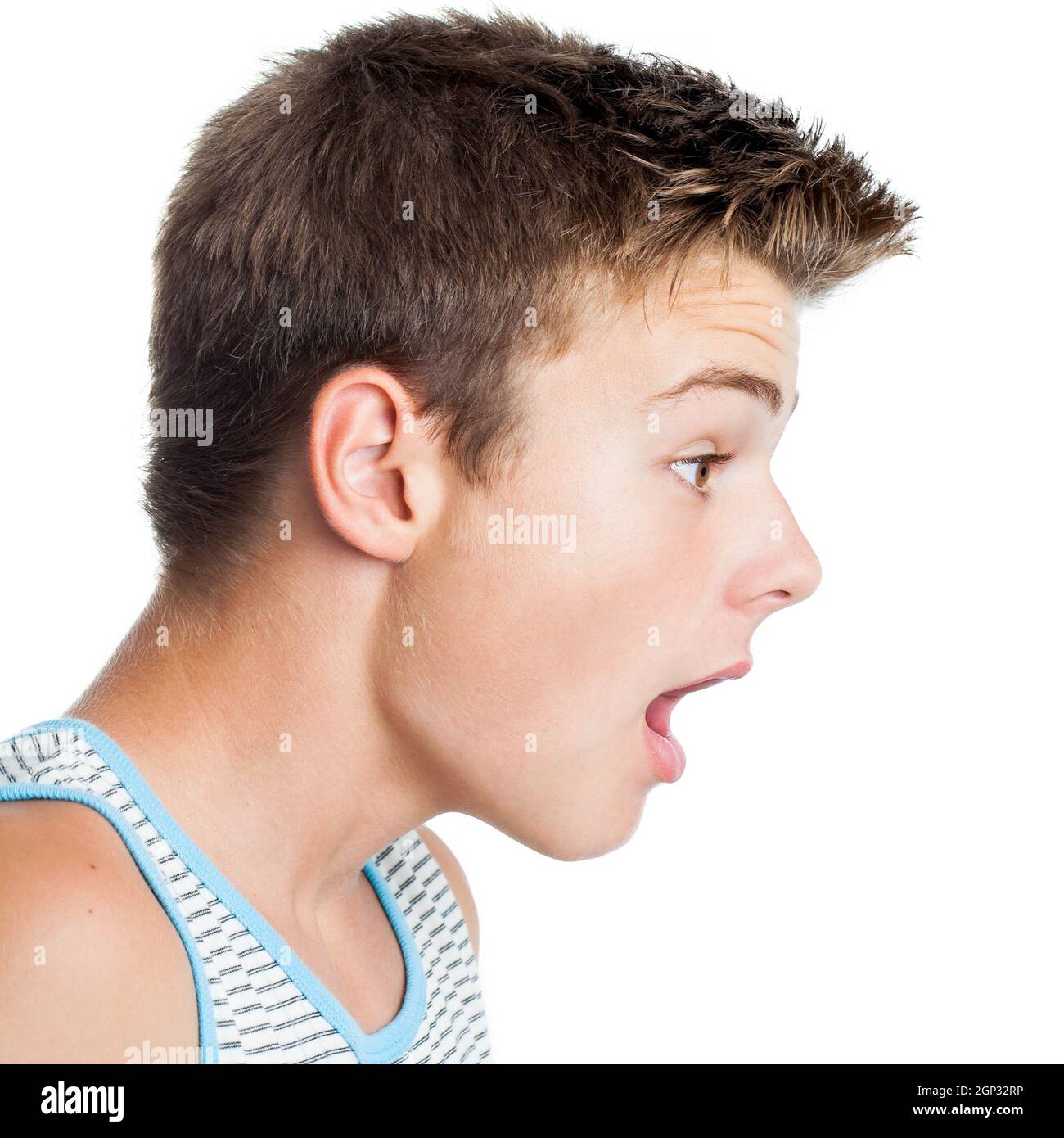 Side Profile Face Kid