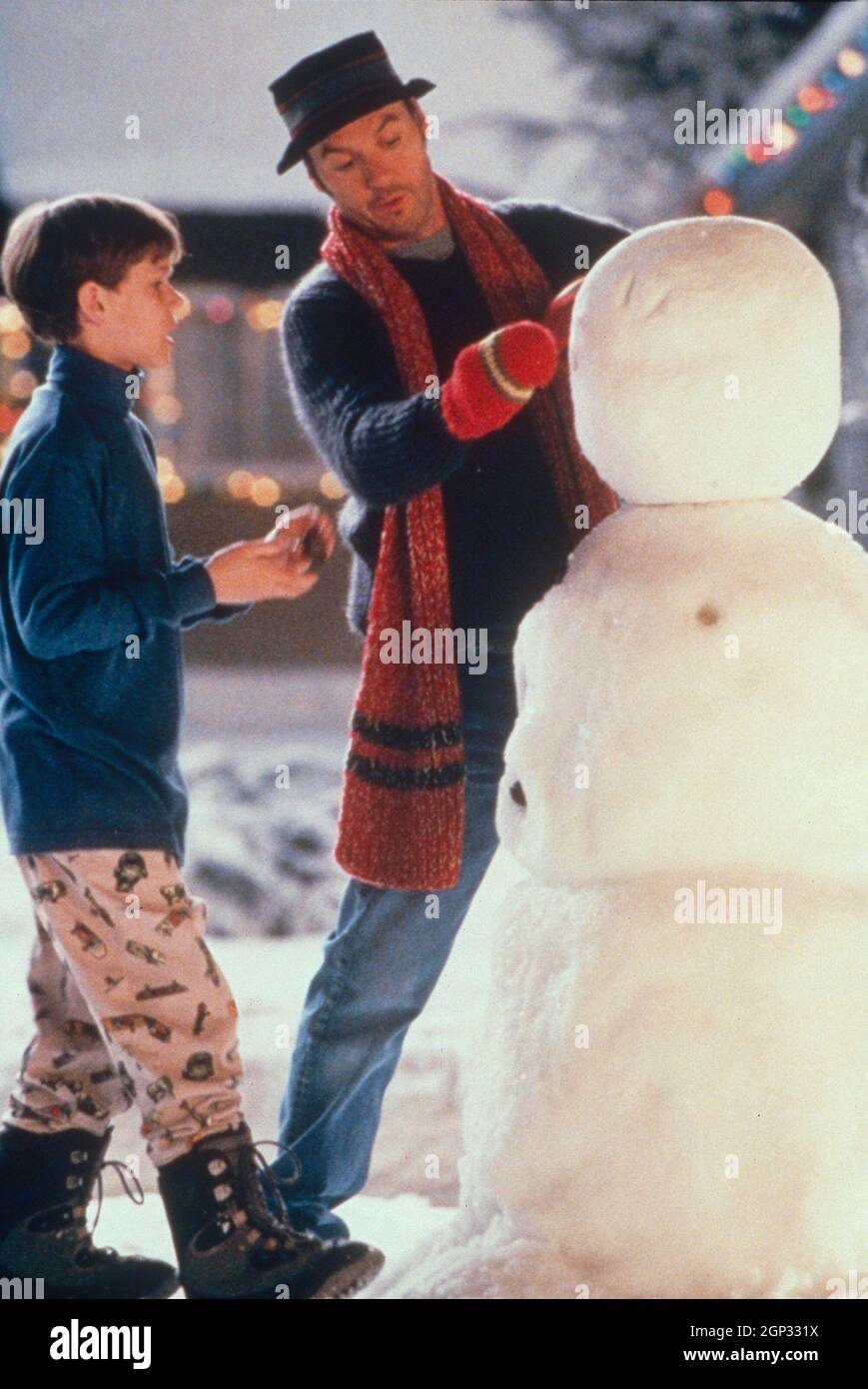 JACK FROST, from left: Joseph Cross, Michael Keaton, 1998. © Warner ...