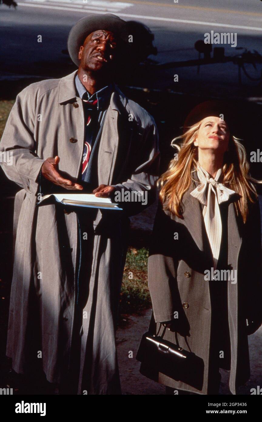 A LIFE LESS ORDINARY, from left: Delroy Lindo, Holly Hunter, 1997. ph ...