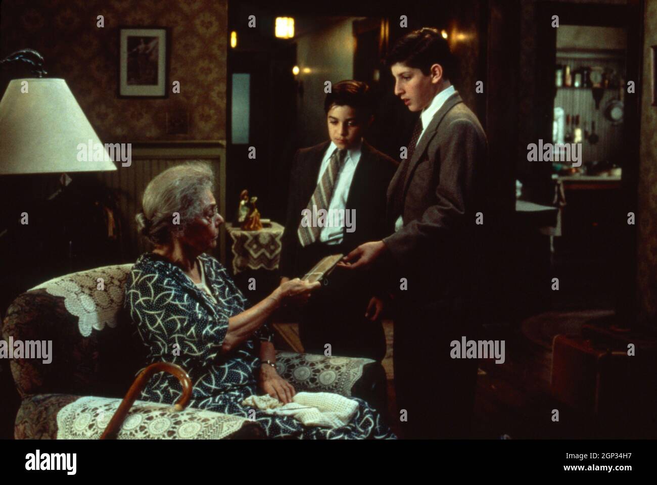 LOST IN YONKERS, from left: Irene Worth, Mike Damus, Brad Stoll, 1993 ...