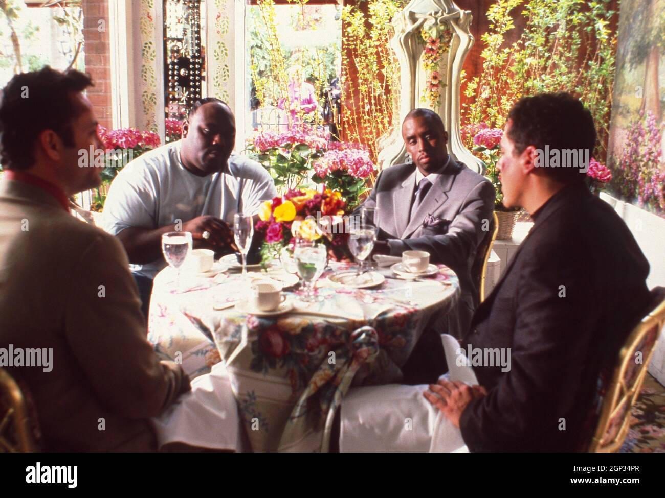 MADE, from left: Vince Vaughn, unidentified, Sean Combs, Jon Favreau ...