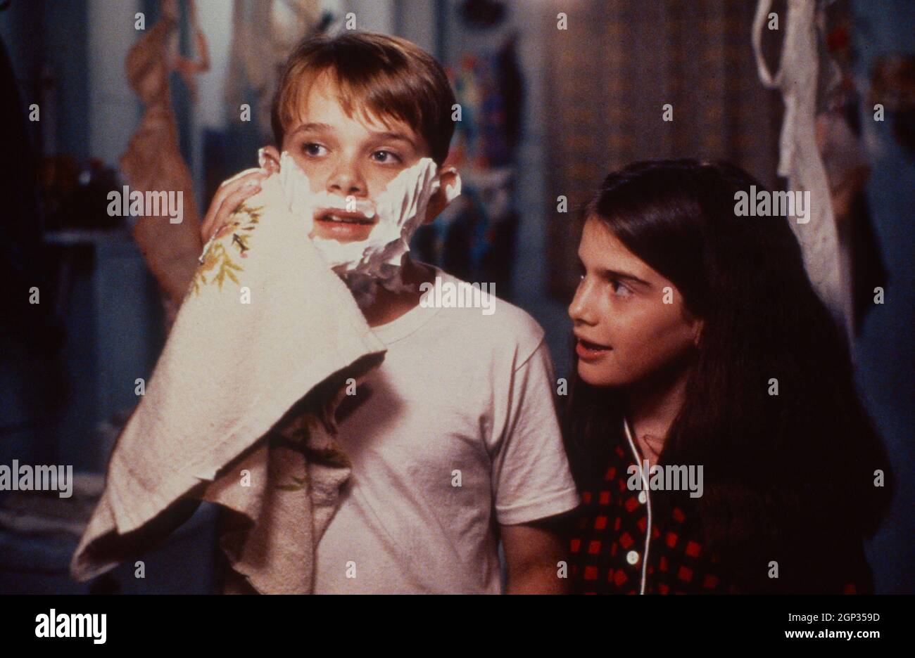 MAN WITHOUT A FACE, from left: Nick Stahl, Gaby Hoffman, 1993. © Warner ...