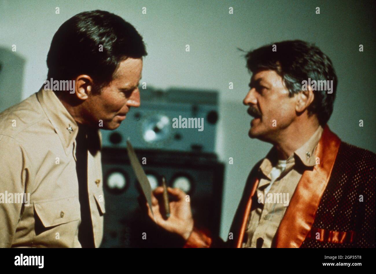 MIDWAY, from left: Charlton Heston, Hal Holbrook, 1976. © Universal ...