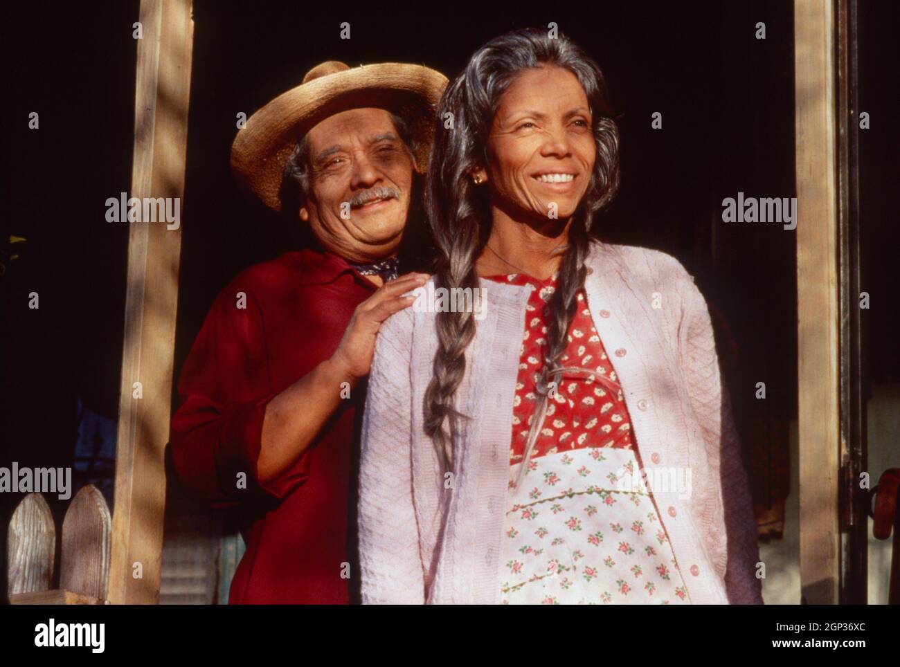 MY FAMILY, (aka MI FAMILIA), from left: Edward James Olmos, Jenny Gago ...