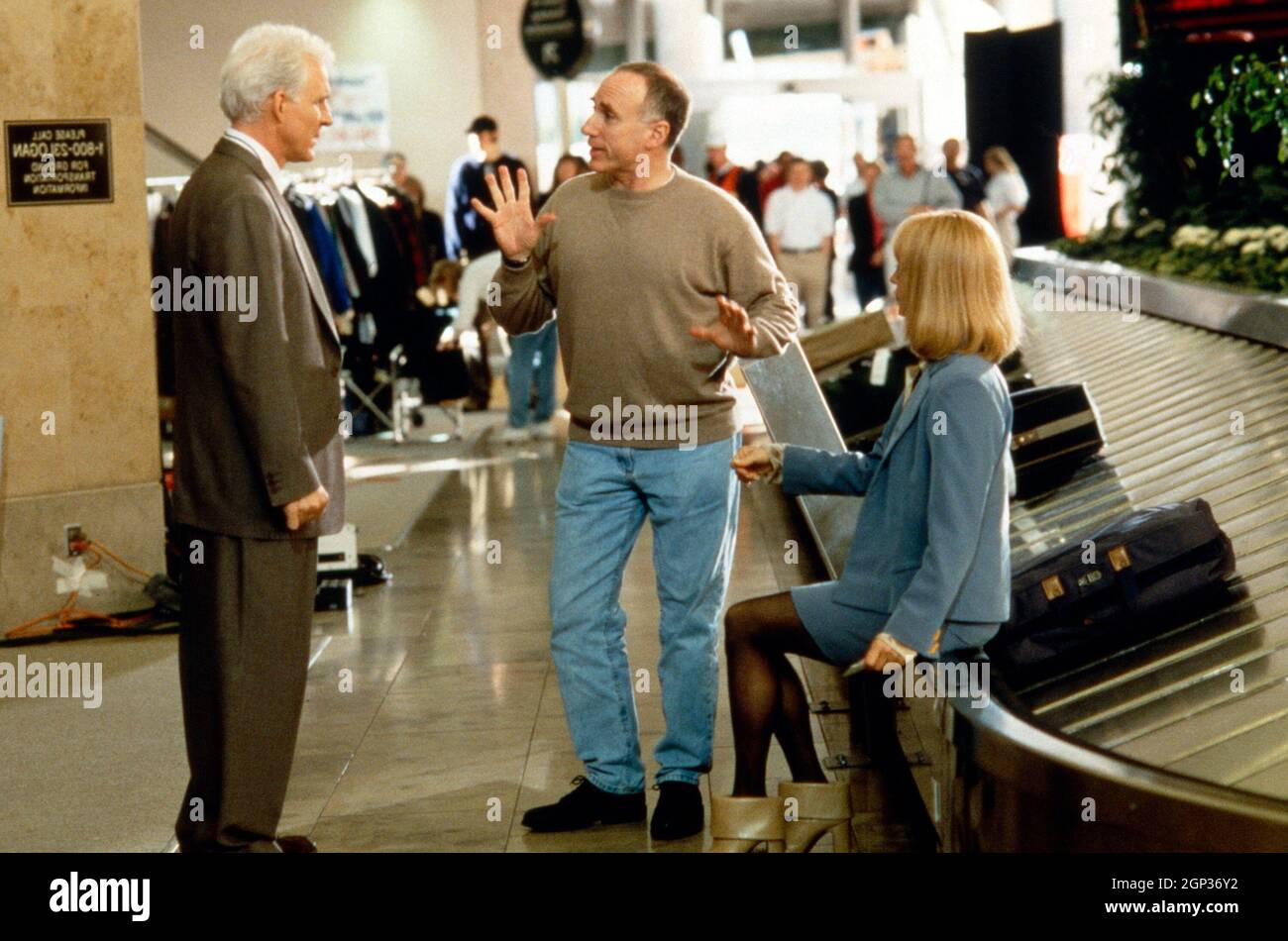 THE OUT OF TOWNERS, from left: Steve Martin, director Sam Weisman ...