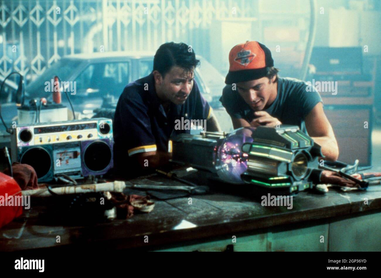 MY SCIENCE PROJECT, from left: Fisher Stevens, John Stockwell, 1985 ...