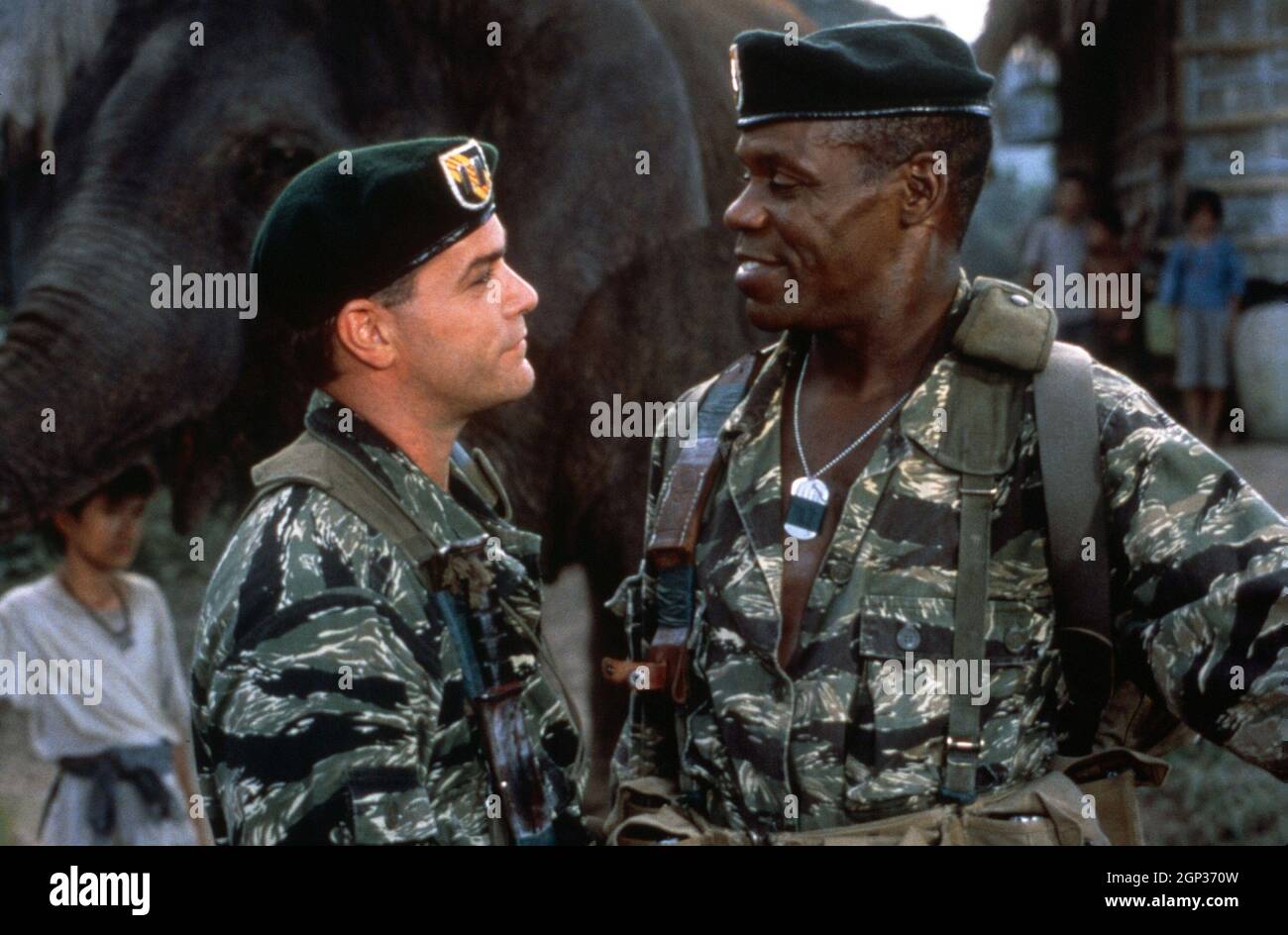 OPERATION DUMBO DROP, from right: Danny Glover, Ray Liotta, Dinh Thien ...
