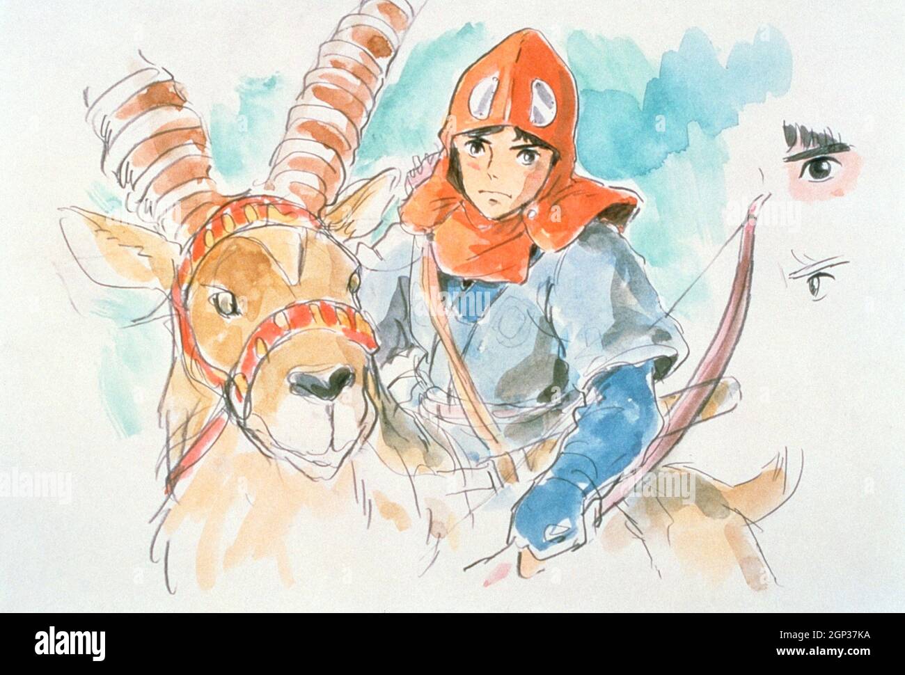 Princess Mononoke Ashitaka Drawings