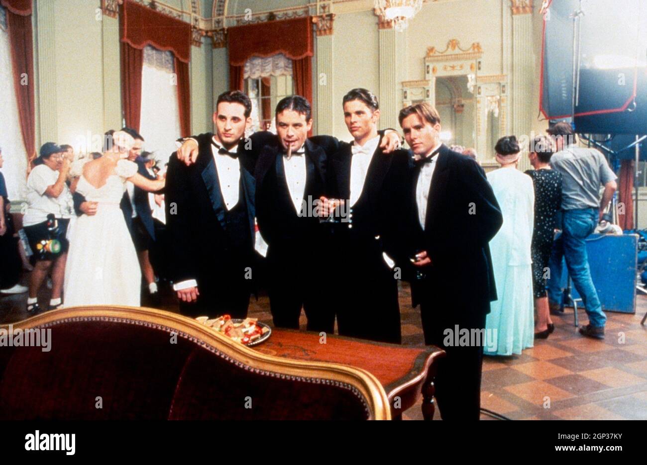 PUBLIC ENEMIES, from left: Joe Dain, Joseph Granda, James Marsden ...