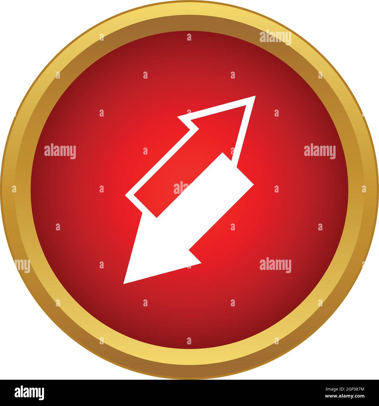Two arrows left right hi-res stock photography and images - Alamy