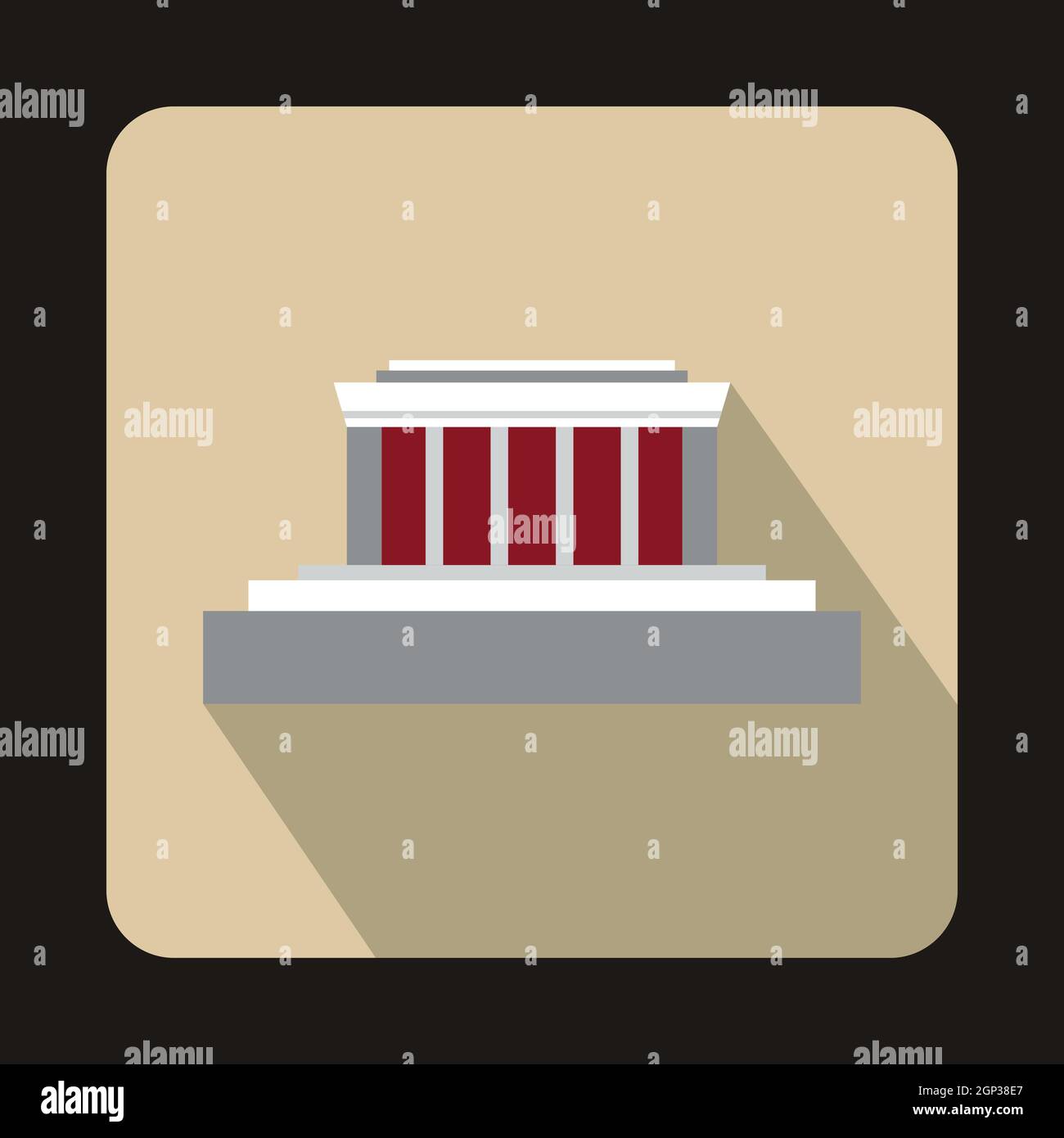 Modern long building Stock Vector Images - Alamy
