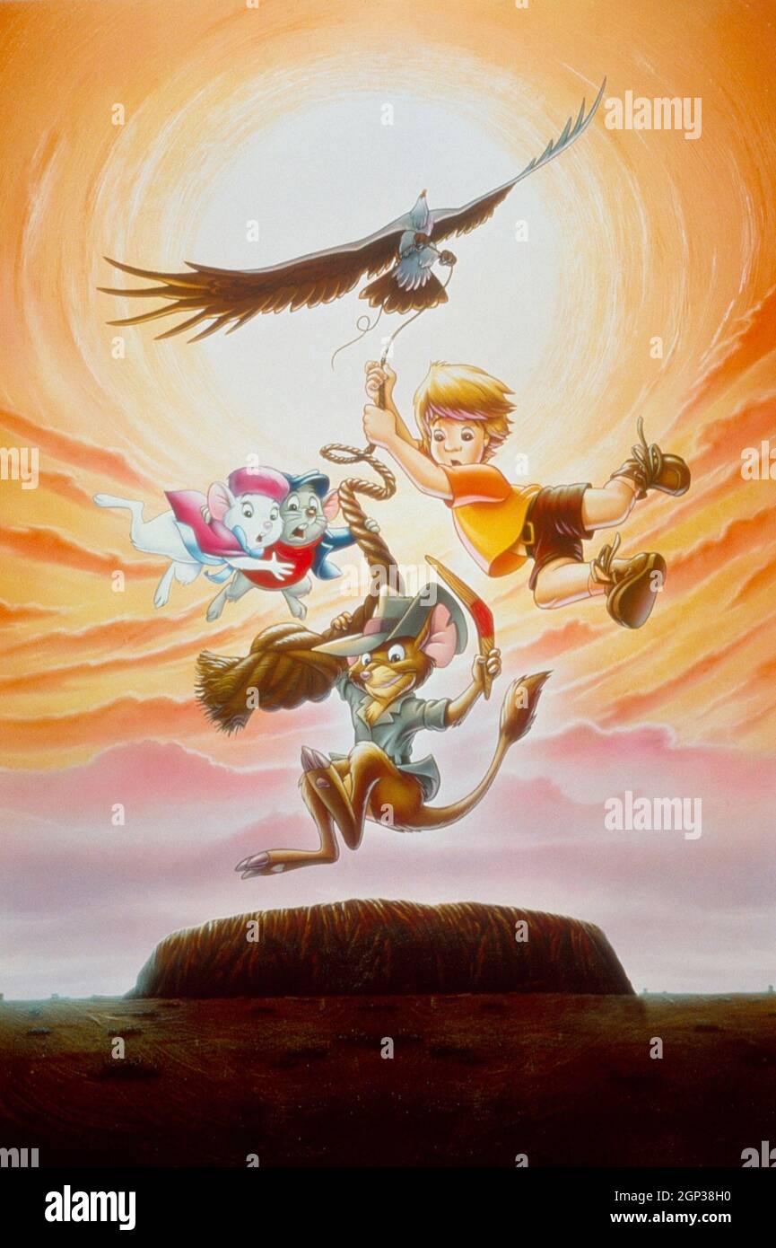 THE RESCUERS DOWN UNDER, key art, clockwise from left: Bianca (voice ...