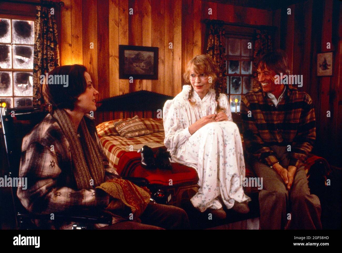 RECKLESS, from left: Mary-Louise Parker, Mia Farrow, Scott Glenn, 1995 ...