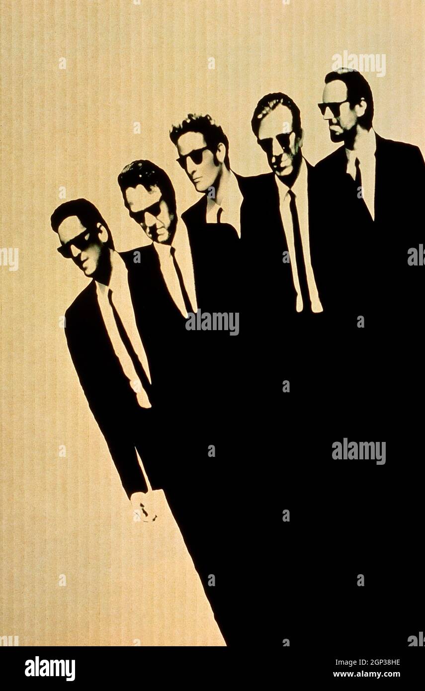 RESERVOIR DOGS, key art, from left: Michael Madsen, Harvey Keitel ...