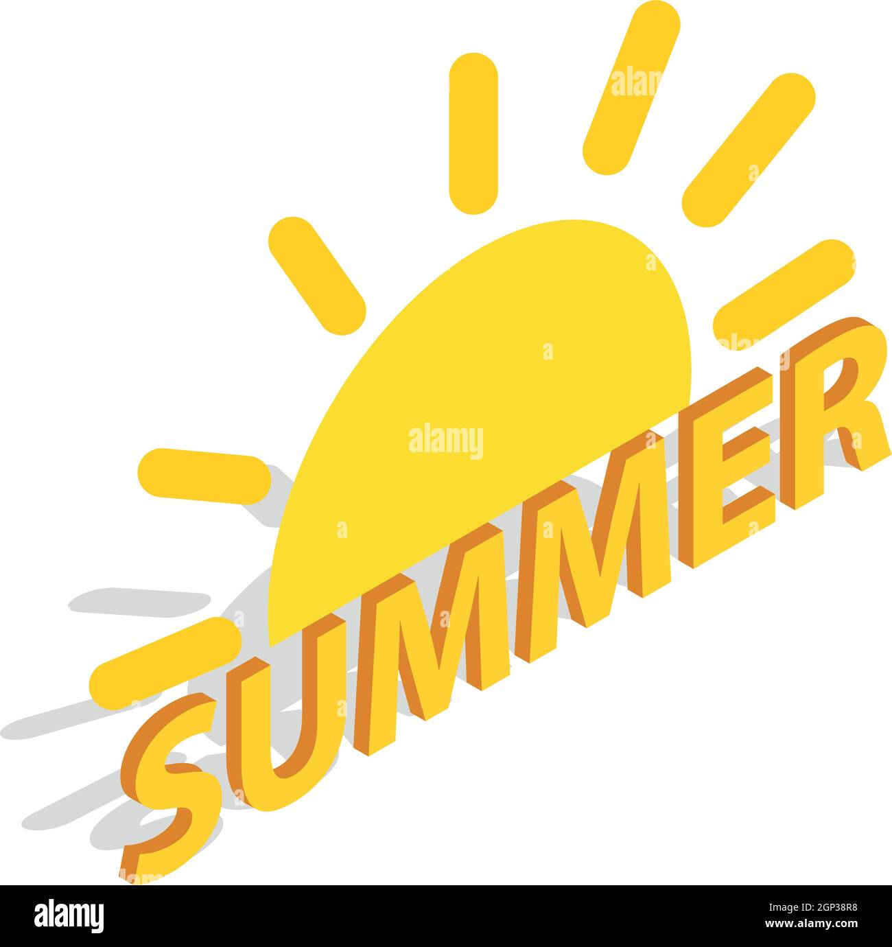 Summer icon Stock Vector Images - Alamy
