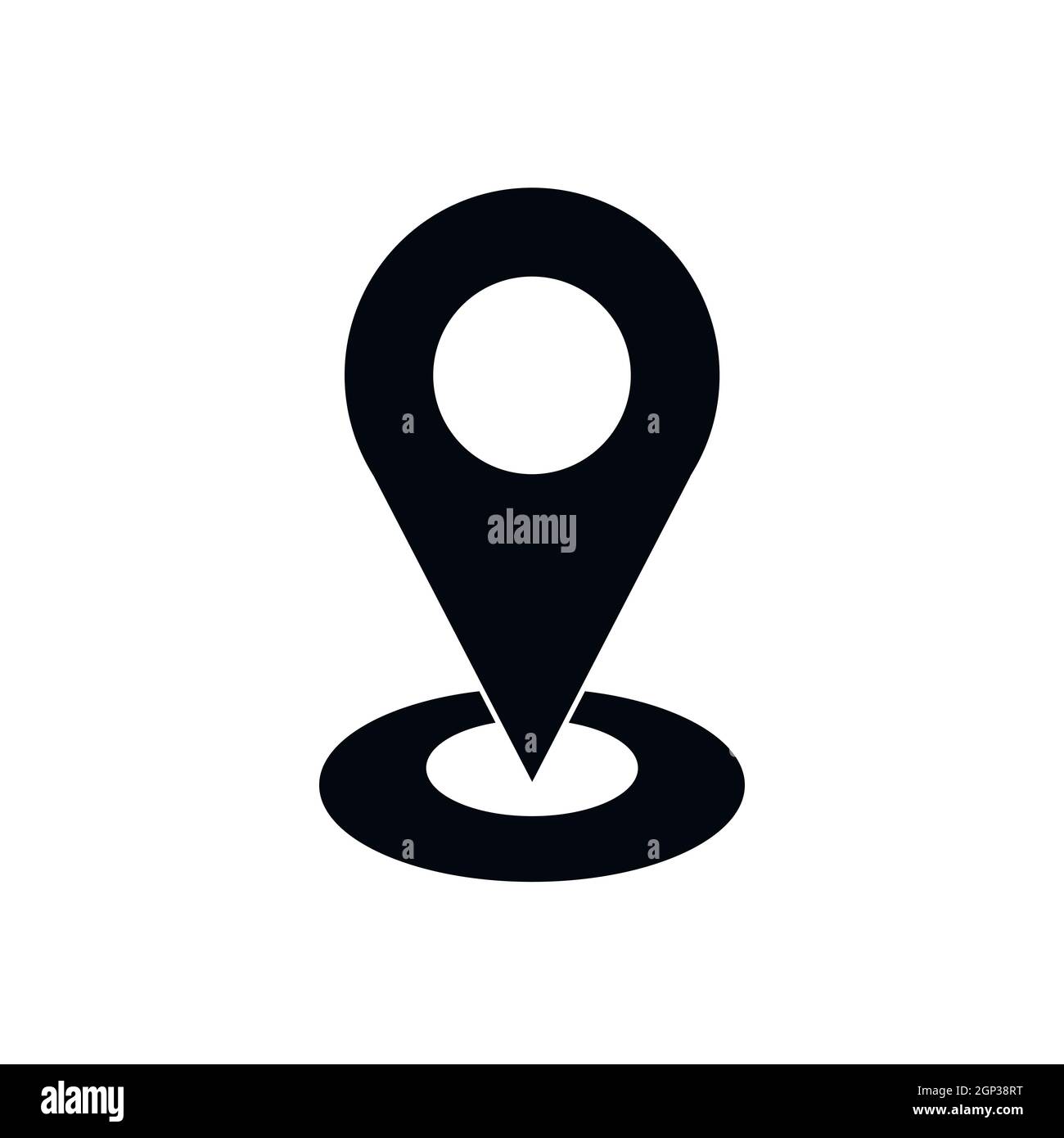 Map pointer icon, simple style Stock Vector Image & Art - Alamy