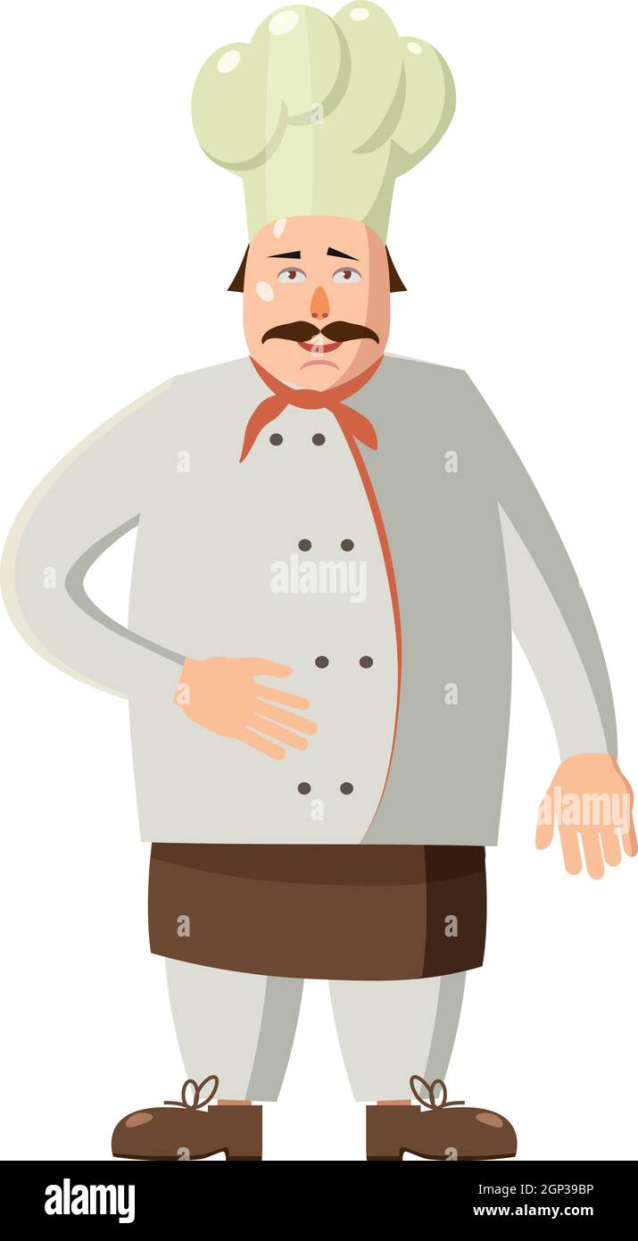 Chef icon in cartoon style Stock Vector Image & Art - Alamy
